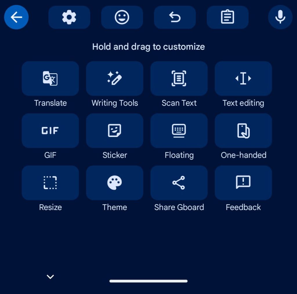Gboard M3 Expressive redesign of shortcuts comes back [Update]