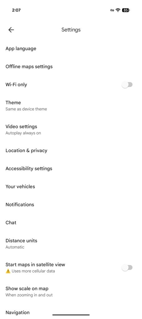 Google Maps finally redesigns settings on Android