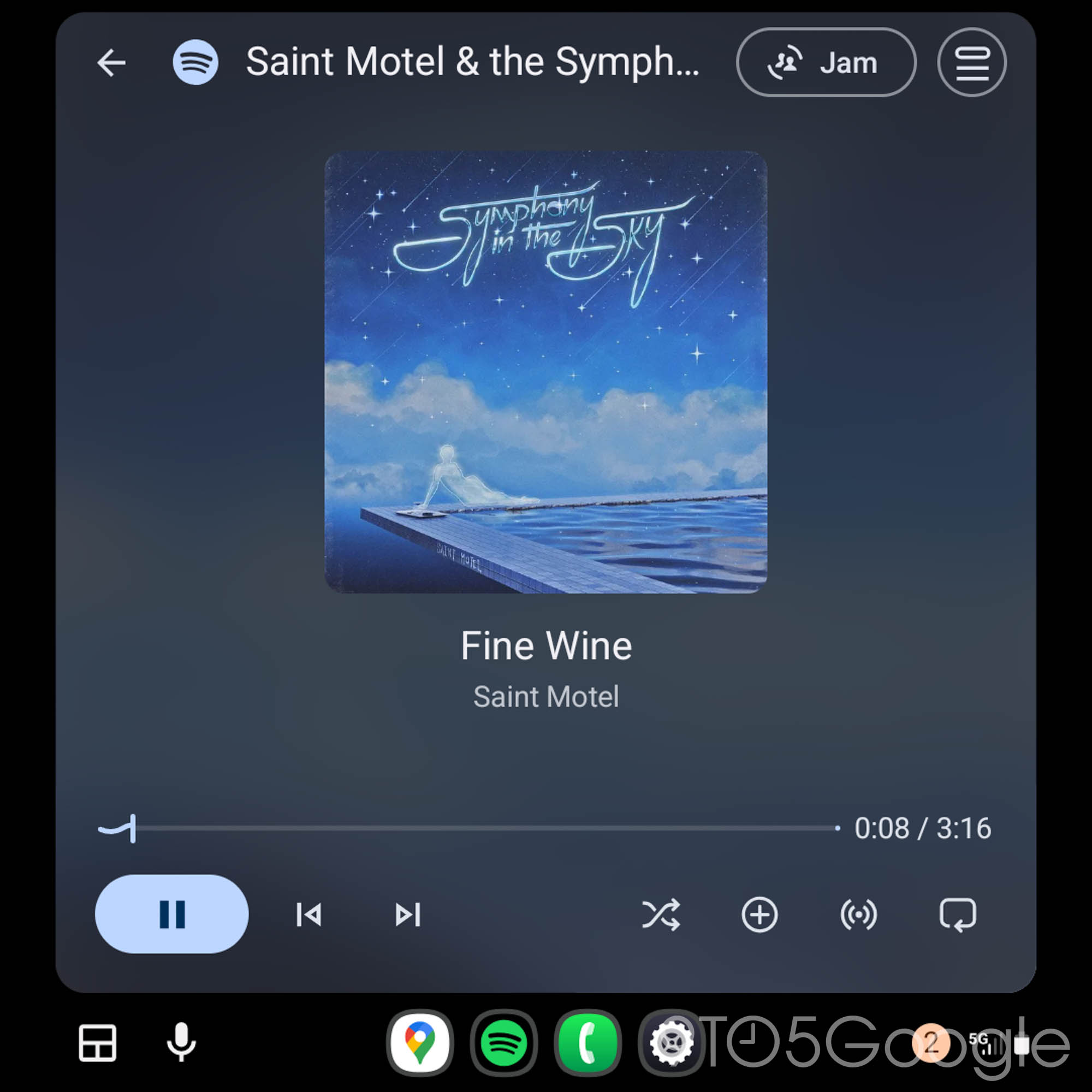 Android Auto update delivers media player redesign [Gallery]