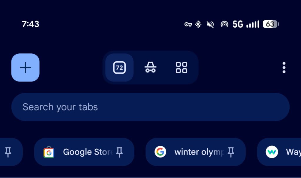 Chrome for Android rolling out pinned tabs