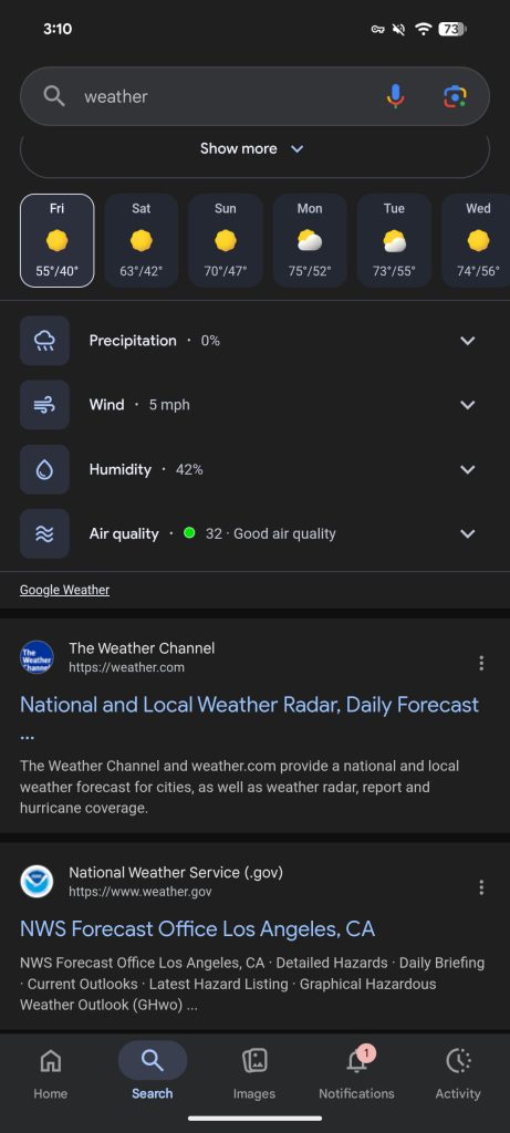The Google Weather Android ‘app’ is going away [U]