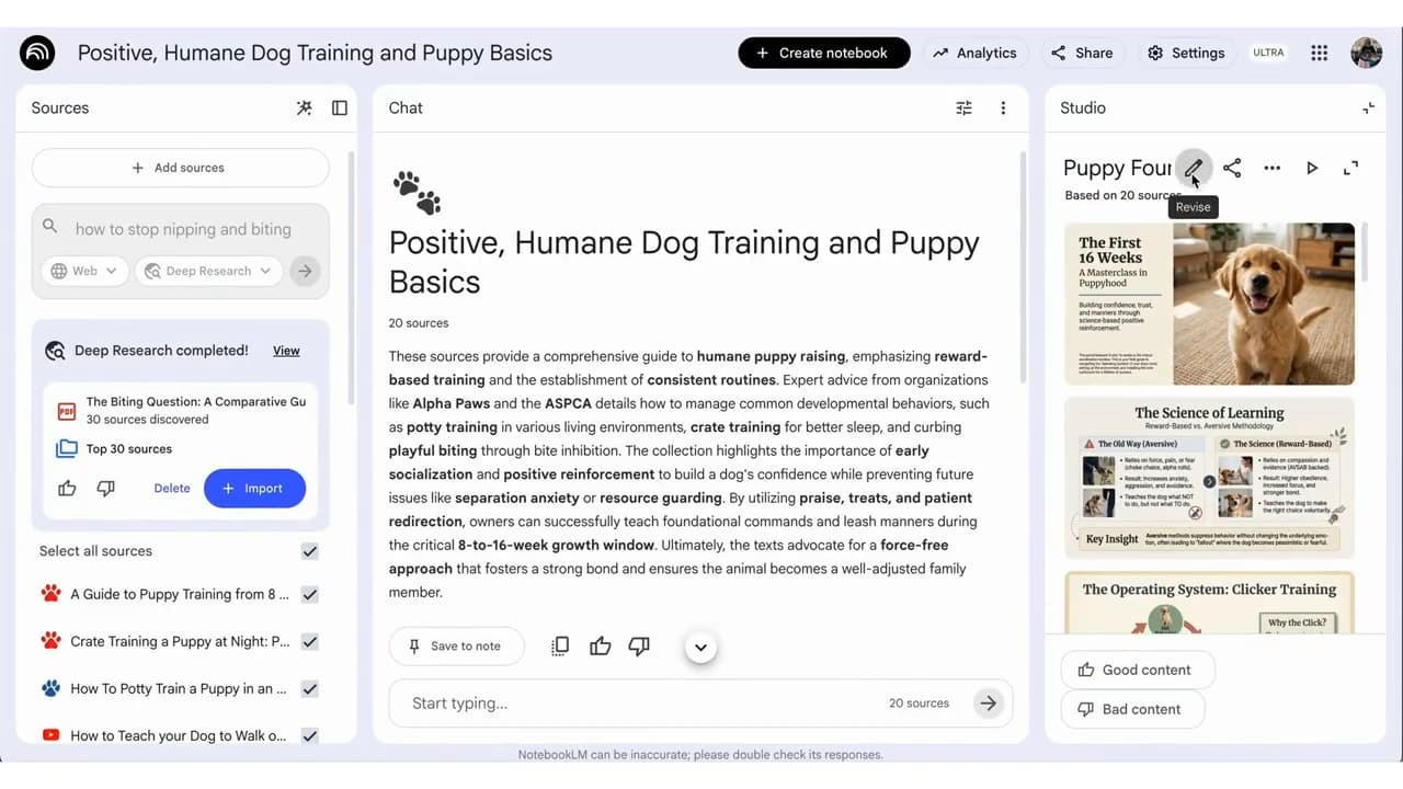 NotebookLM rolls out prompt-based slide revisions, Gemini 3.1 Pro, more