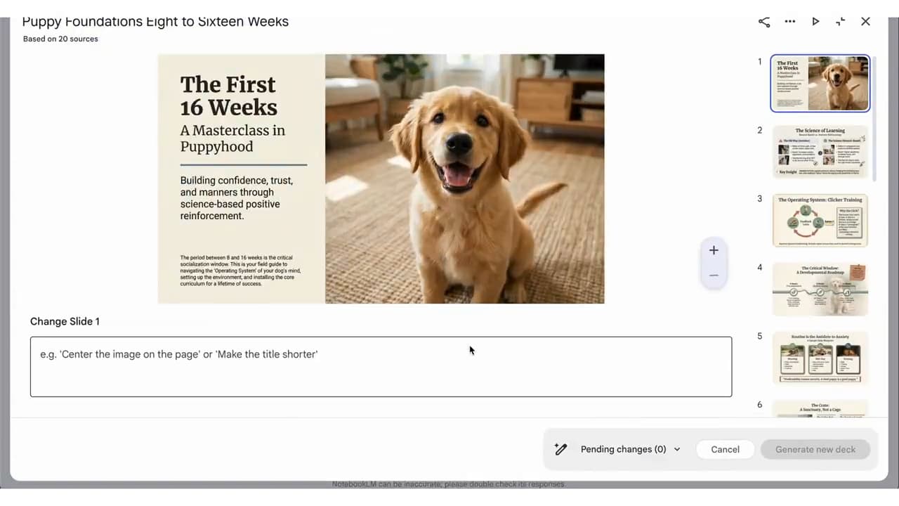 NotebookLM rolls out prompt-based slide revisions, Gemini 3.1 Pro, more