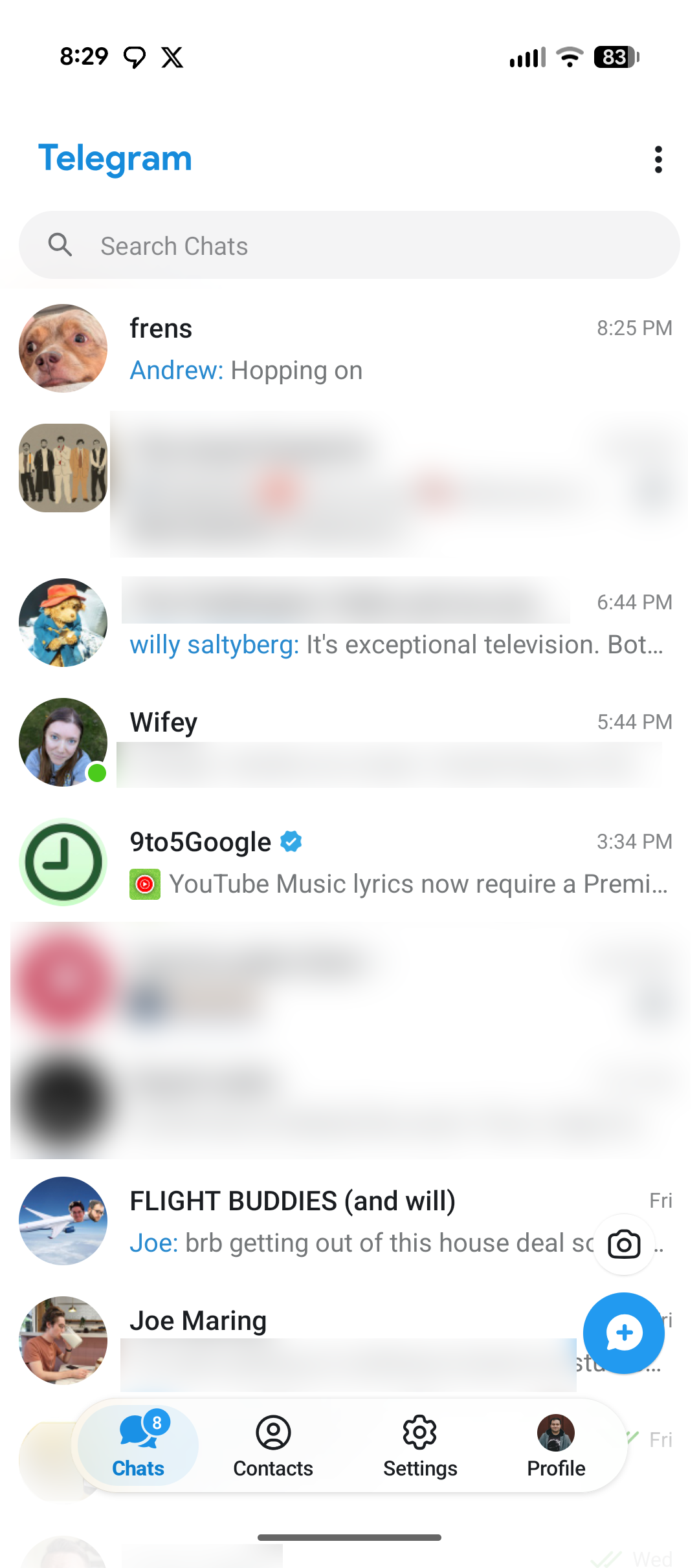 Telegram for Android goes all-in on Liquid Glass redesign