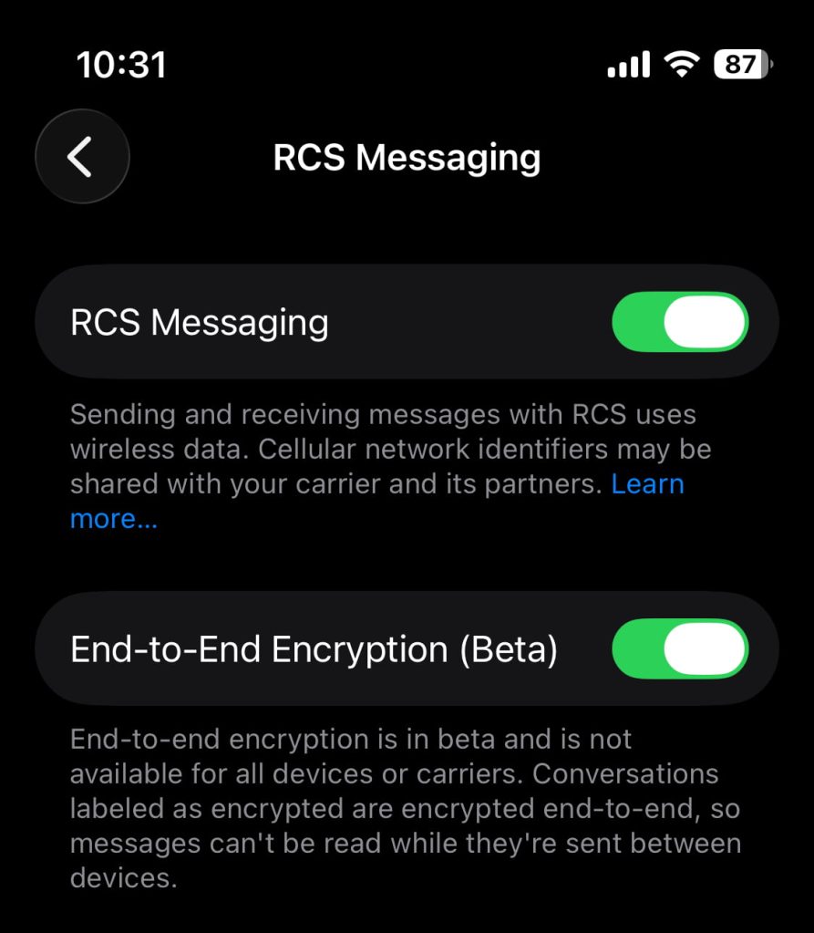 Google Messages, Apple testing encrypted RCS on Android & iOS 26.4