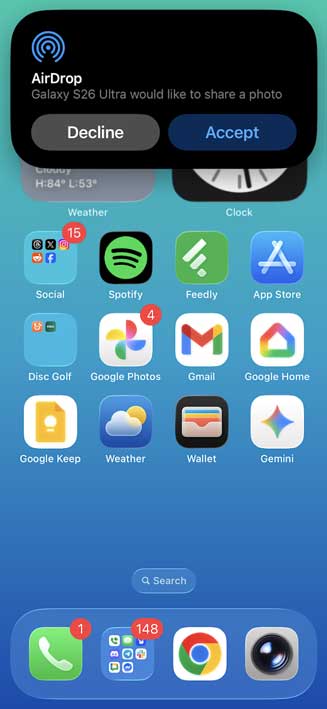 Galaxy phones are getting AirDrop support now – here's how to use it