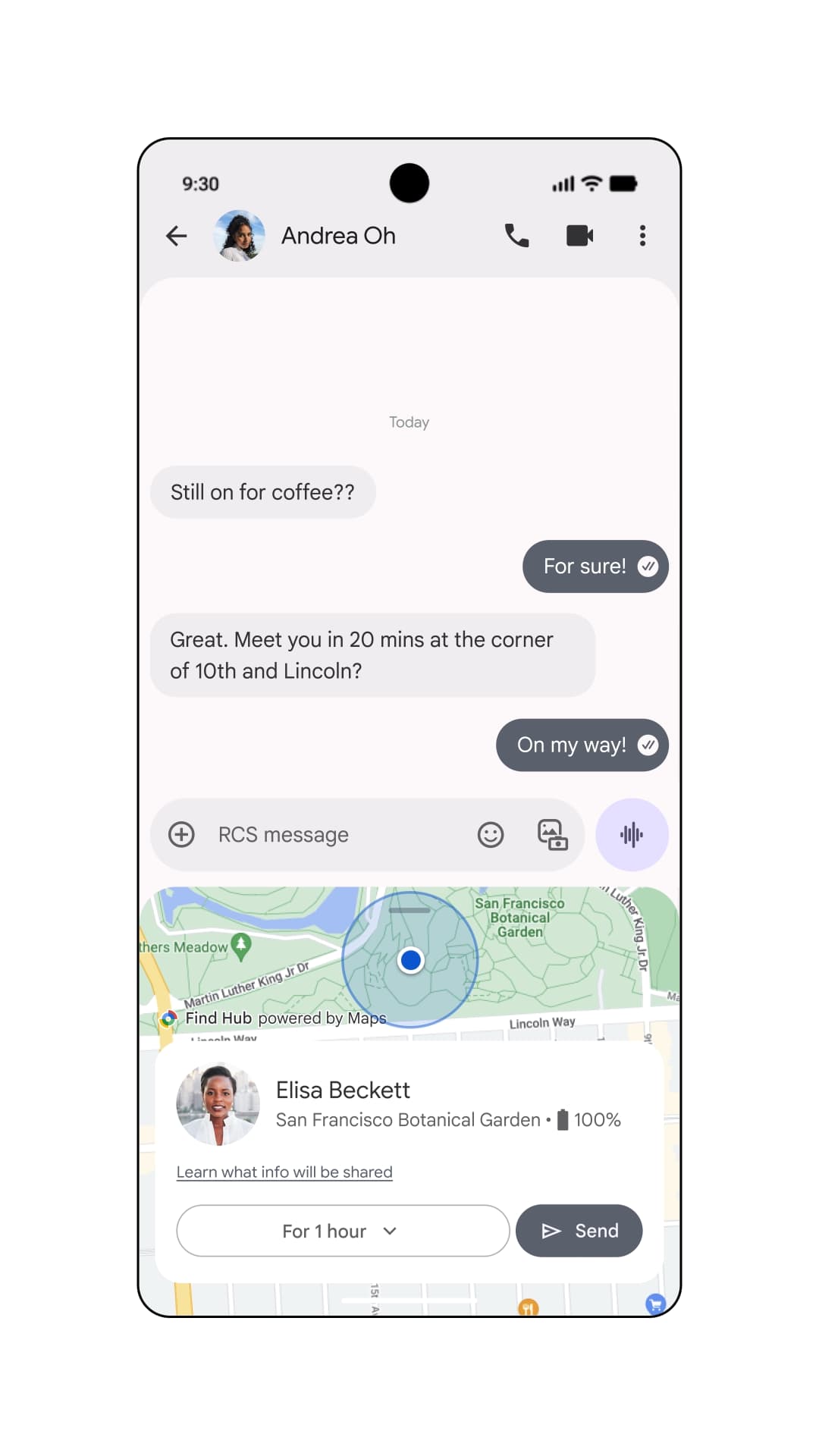 Google Messages Real-time Location Sharing rolls out on Android