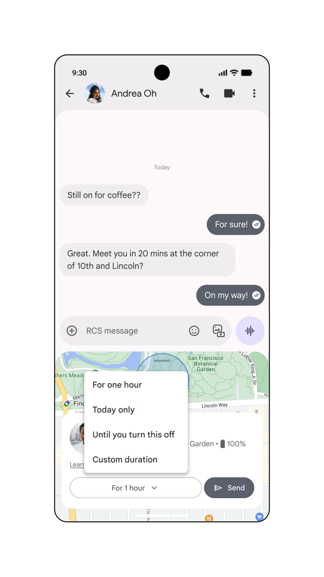 Google Messages Real-time Location Sharing rolls out on Android