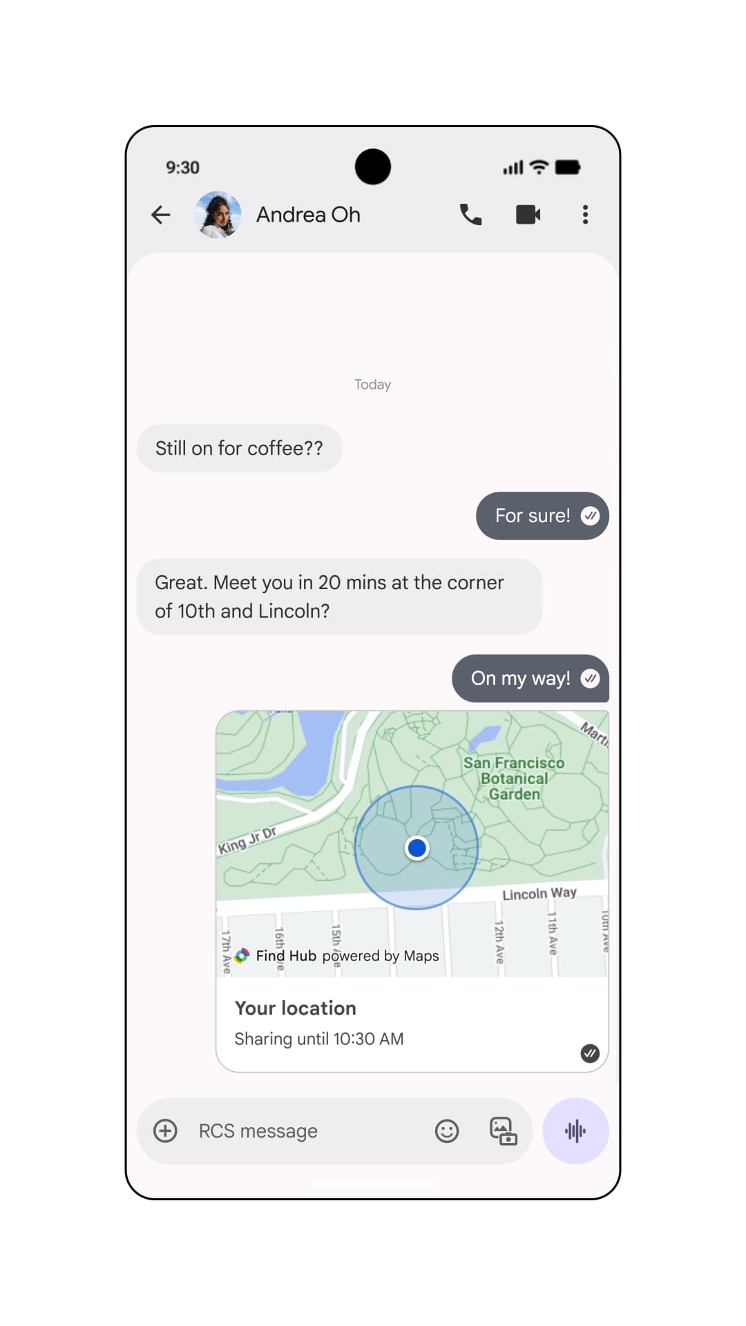Google Messages Real-time Location Sharing rolls out on Android