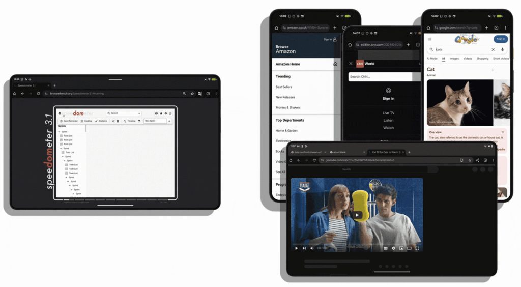 Android with Chrome is ‘fastest mobile platform for web browsing’