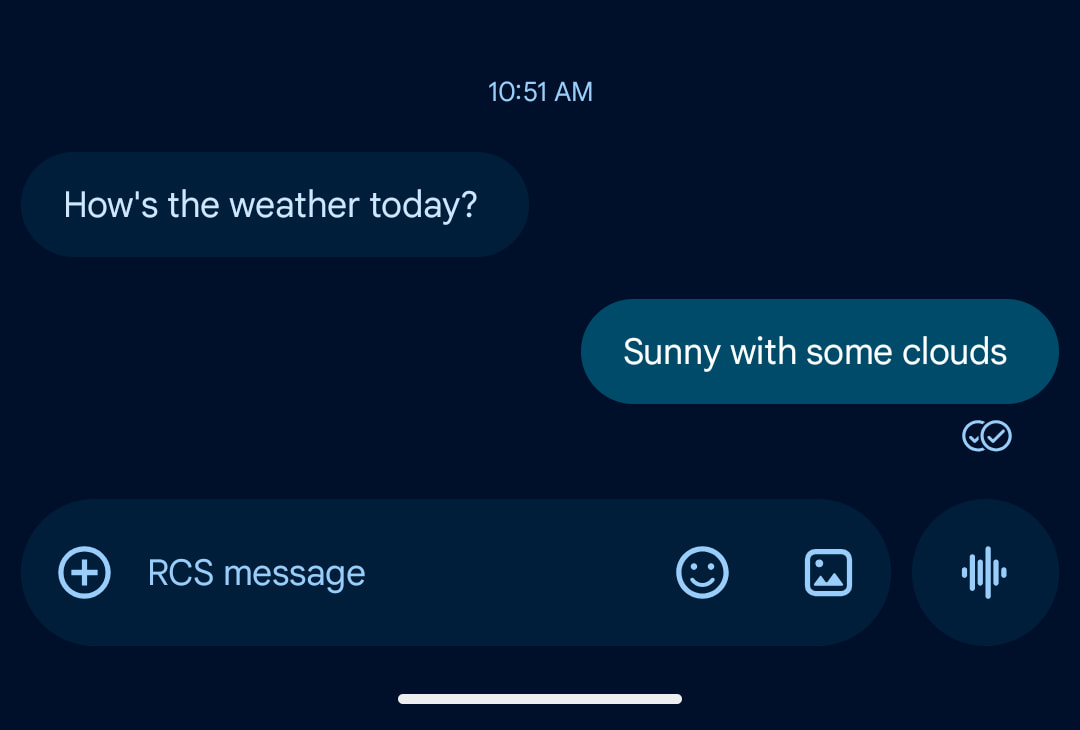 Google Messages read receipts redesign makes you swipe for time