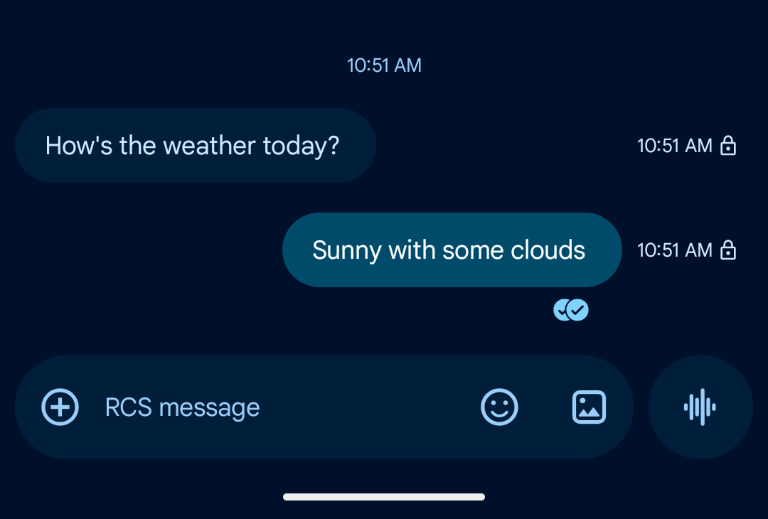 Google Messages read receipts redesign makes you swipe for time