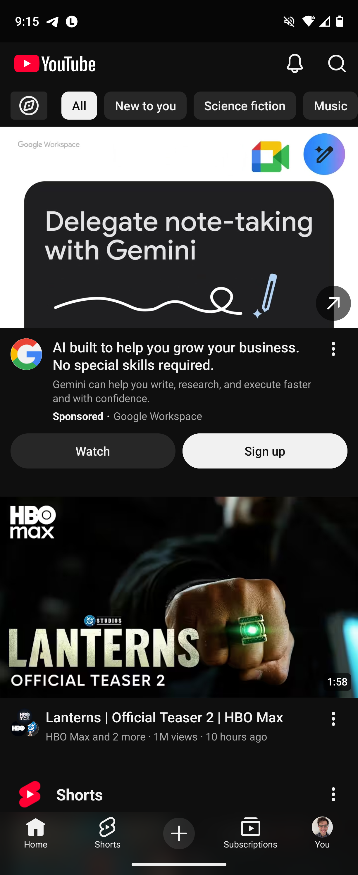 YouTube removes dedicated 'Subscriptions' tab from mobile app in new test