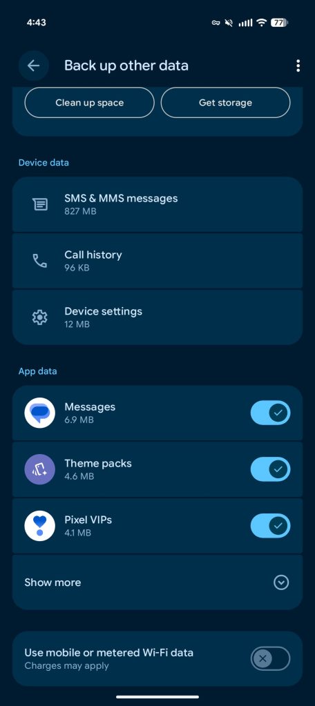Google rolling out per-app controls for Android Backups