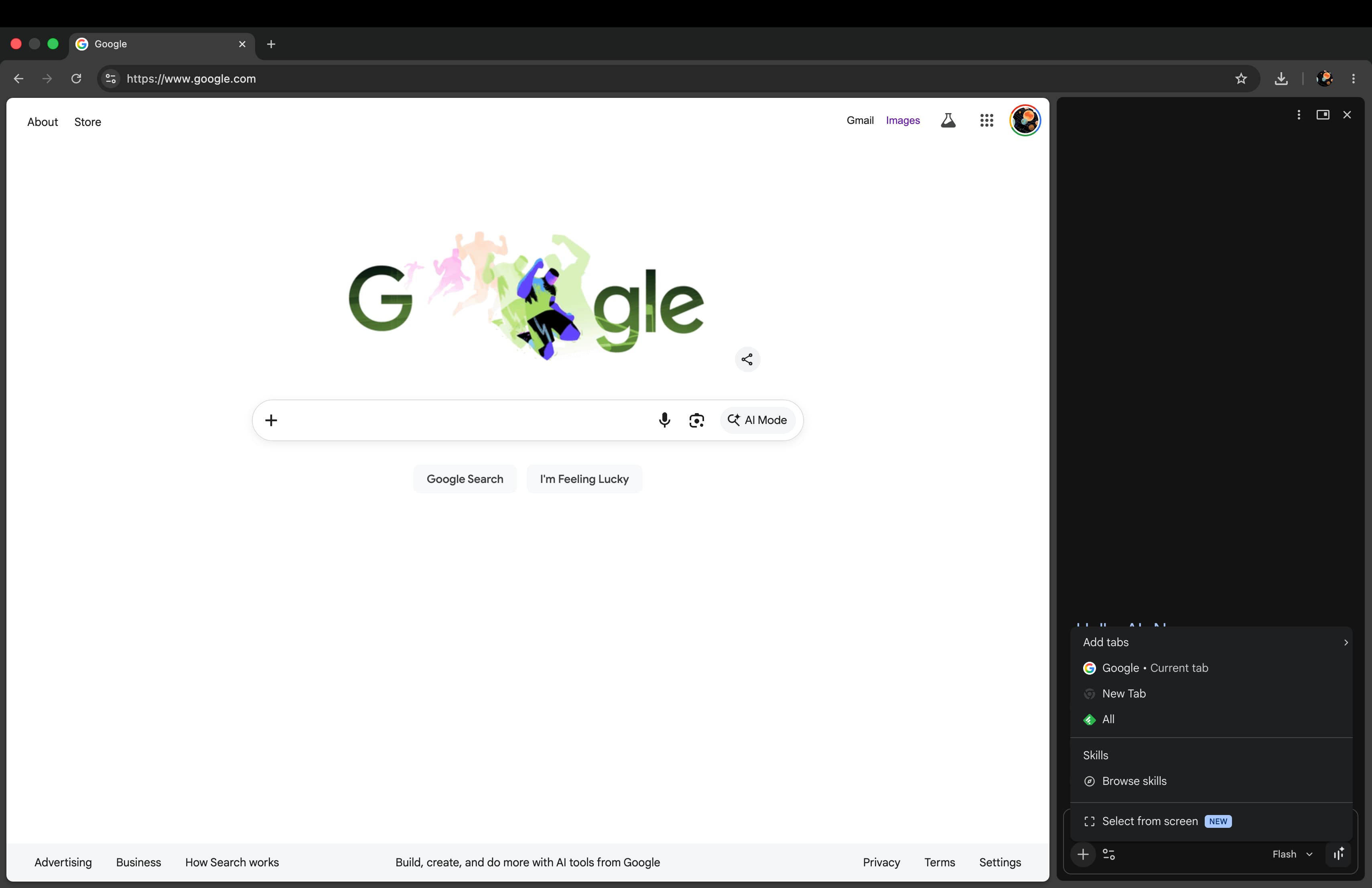 Gemini in Chrome adds ‘Select from screen’ tool