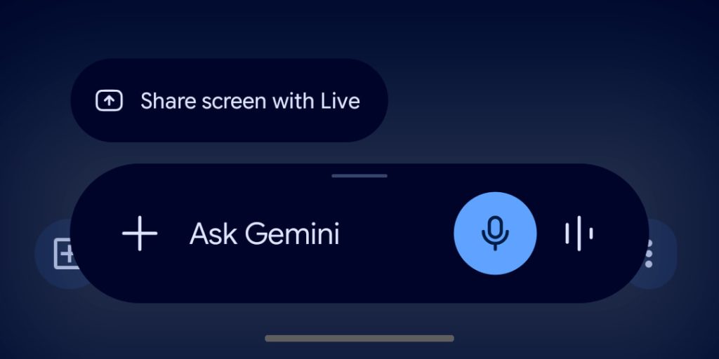 Gemini overlay gaining Dynamic Color, integrates ‘Screen content’