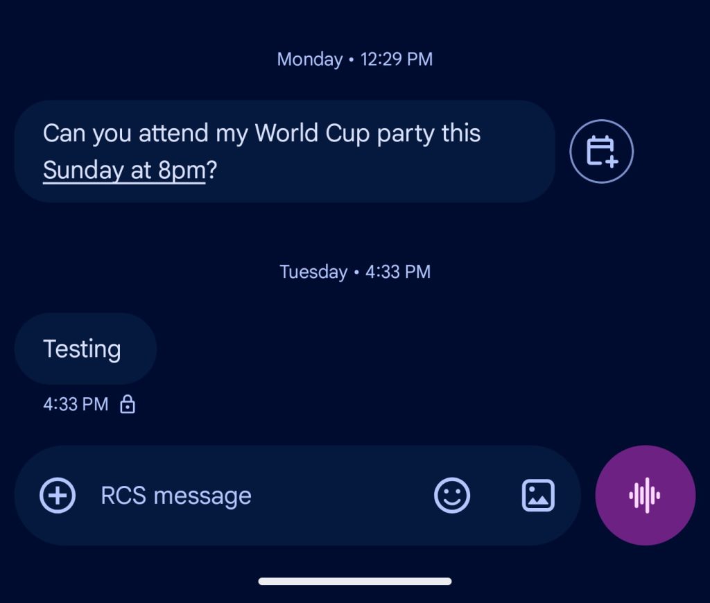 Google Messages makes the voice memo button more prominent