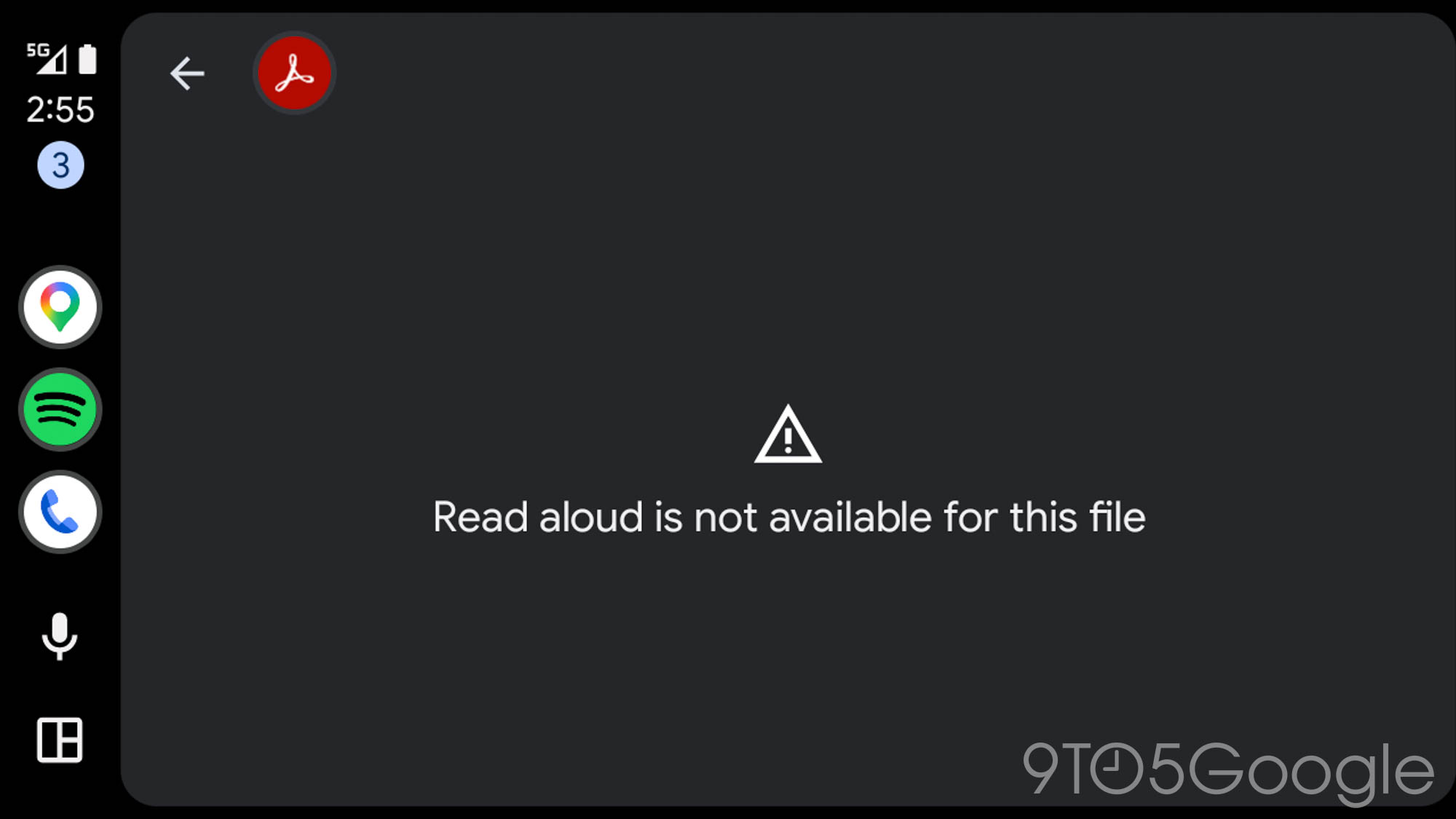 Android Auto has a PDF app now – no seriously