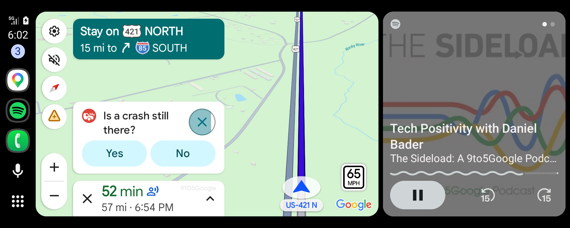 Android Auto redesigns Google Maps alerts to be less distracting