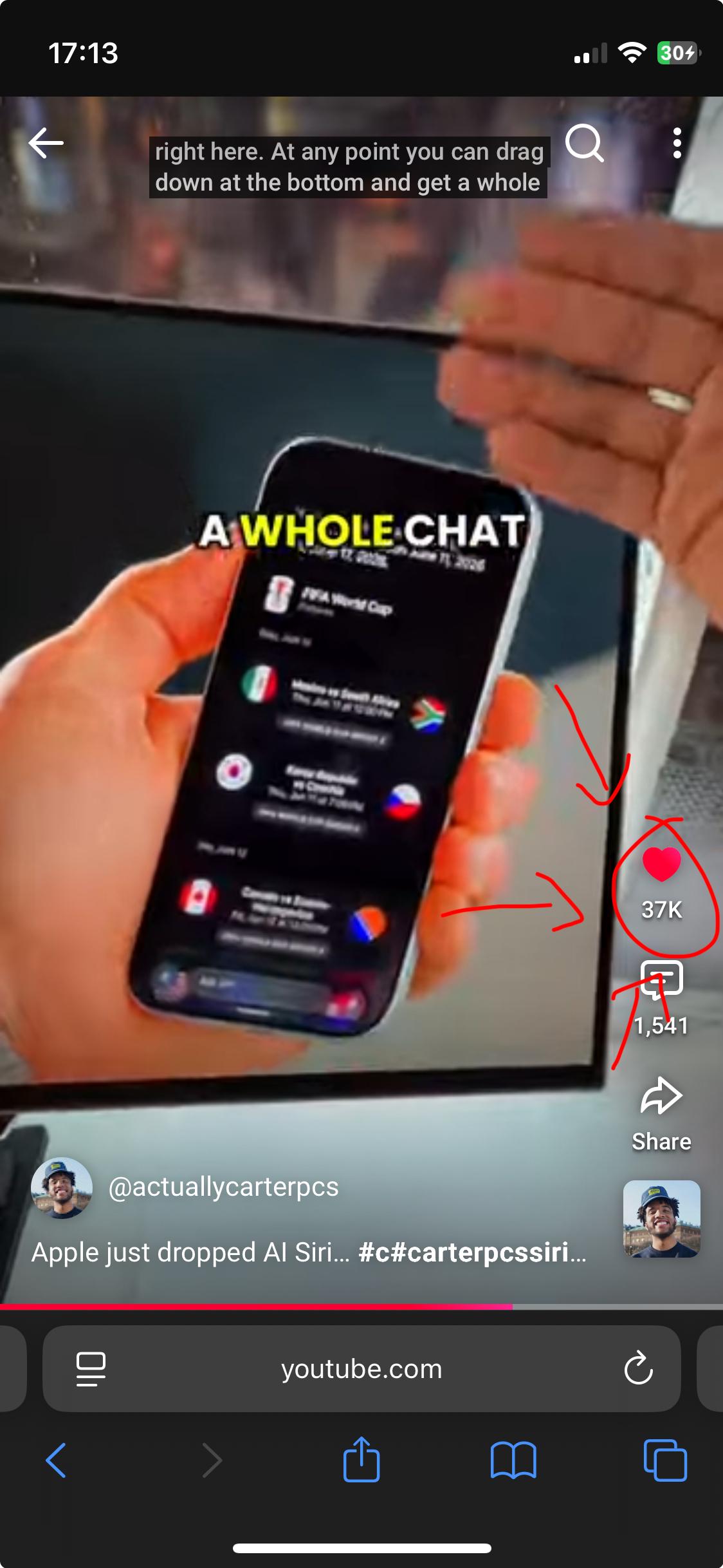 YouTube replaces 'like' button with a heart in Shorts for some